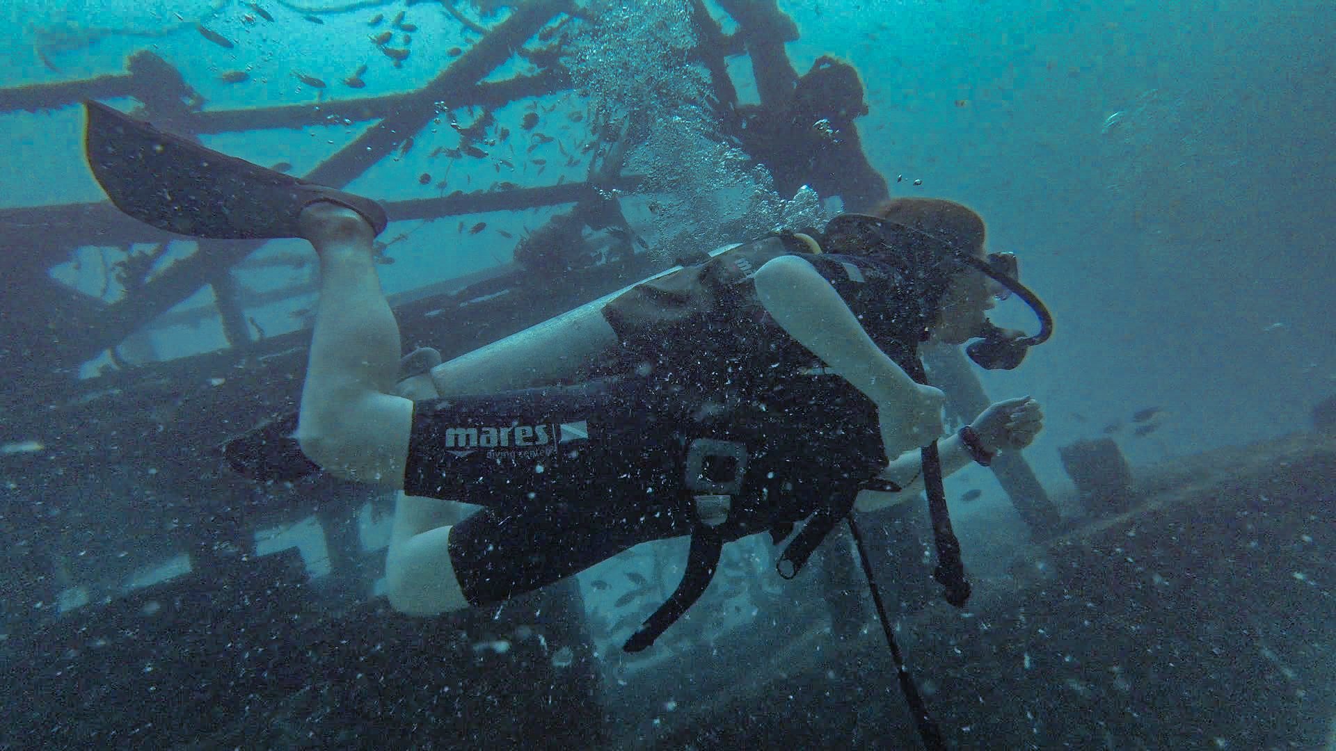Advanced Open Water course in Malaysia » Tibi lost in nature