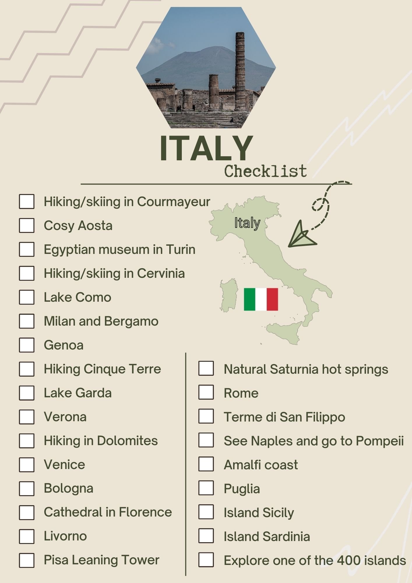 Checklist: highlights in Italy » Tibi lost in nature